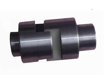 China Rugged Flange Rigid Coupling C45 Steel Cross Slide Oldham Shaft for sale
