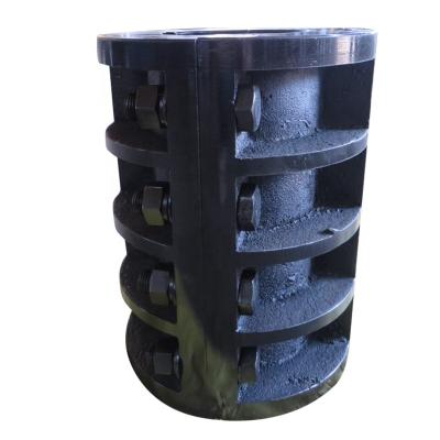 China JQ Type Cast Iron Clamp Power Factor Correction Flange Rigid Coupling for sale