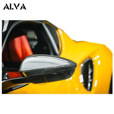China Production time 25 to 30 working days Lotus Dry Carbon Fiber Side Mirror Cover Aero Body Kits OEM for Lotus Emira for sale