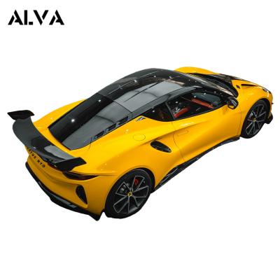 China Add on Installation Dry Carbon Fiber Roof Cover for Lotus Emira Aero Body Kit Twill Glossy Precision Fit No Modification for sale