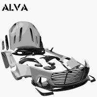 China Aston Martin DB11 Excellent Fitment MSY Type Dry Carbon Fiber Body Kit Front Rear Bumper Fenders Side Skirts Spoiler Hood for sale