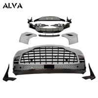 China 2019 DBX SUV 707 Type Dry Carbon Fiber Body Kit Front Bumper Side Skirts Rear Bumper Diffuser Roof Spoiler Full Package for sale