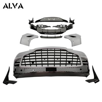 China 2019 DBX SUV 707 Type Dry Carbon Fiber Body Kit Front Bumper Side Skirts Rear Bumper Diffuser Roof Spoiler Full Package for sale