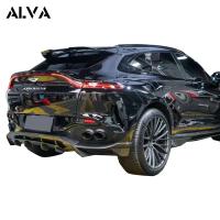 China 2019 DBX SUV 707 Type Dry Carbon Fiber Body Kit Front Bumper Side Skirts Rear Bumper Diffuser Roof Spoiler Full Package for sale