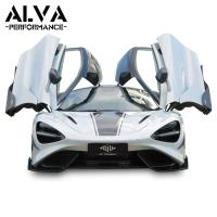 China 2017-2019 McLaren 720S ALVA 765LT Type Dry Carbon Fiber Body Kits Front Rear Bumpers Front Fenders Side Skirts Rear Wing for sale