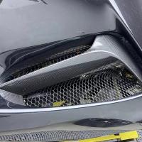 China 2019 Ferrari SF90 OEM Type Dry Carbon Fiber Body Kits Front Lip Side Skirts Rear Diffuser Rear Spoiler Rear Wing Package for sale