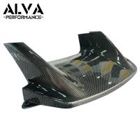 China Excellent Assetto Fiorano Type Dry Carbon Fiber Front Lip Front Bumper Center Part Attachment Suitable With Ferrari SF90 for sale