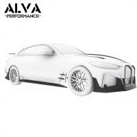 China Excellent Fitment Dry Carbon Fiber Aero Body Kits Side Skirts for BMW I4 4series 5series for sale