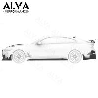 China Excellent Fitment Dry Carbon Fiber Aero Body Kits Side Skirts for BMW I4 4series 5series for sale