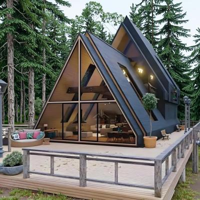 China Durable Steel Triangle House, Luxurious 2 Bedroom Mobile Accommodation Suitable for Living Space and Office Use for sale