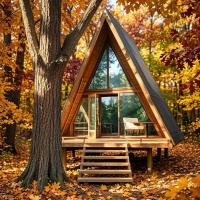 China Customizable Modern Prefabricated Steel House, Unique Triangle Structure, Building with Competitive Price & Reliable Service for sale