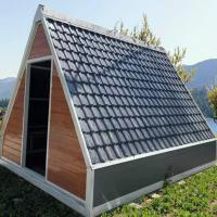 China Zent Customized 20FT Fast Assembly Prefab Homes Prefabricated Houses Price Office Living Portable Storage Triangular House for sale
