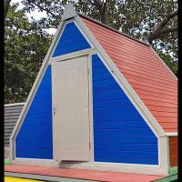 China Zent Customized 20FT Fast Assembly Prefab Homes Prefabricated Houses Price Office Living Portable Storage Triangular House for sale