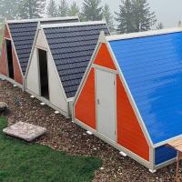 China Zent Customized 20FT Fast Assembly Prefab Homes Prefabricated Houses Price Office Living Portable Storage Triangular House for sale