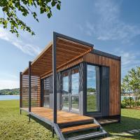 China Triangular Design Prefab House, Quick Assembly Customized Portable Multi-Functional Living Storage Unit for sale