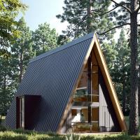 China Customizable European Triangular Prefab Steel House, Quick-Assembly Waterproof Portable Cabin for Hotel Accommodation Use for sale