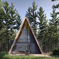 China Customizable European Triangular Prefab Steel House, Quick-Assembly Waterproof Portable Cabin for Hotel Accommodation Use for sale