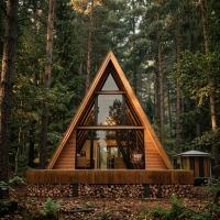 China Customized Triangular Light Steel House, Low Cost & High Quality Luxury Prefab Building for Real Estate for sale