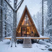 China Lightweight Steel Structure Triangle Escape Cabin,Contemporary Customizable Hotel House with Spacious Interior Competitive Price for sale