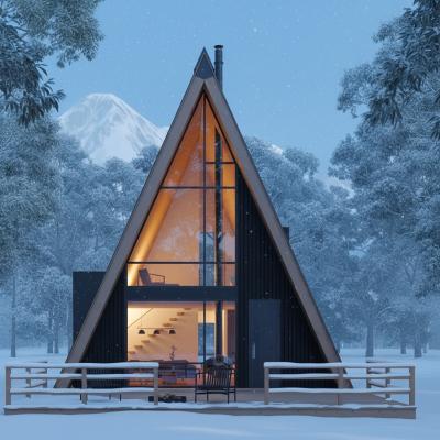 China Weather Resistant Triangular Prefab House, Anti-Corrosion Modular Unit for Outdoor Backyard Temporary Shelter for sale
