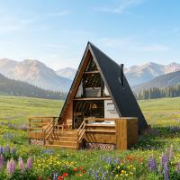 China Robust Anti-Corrosion Triangular Prefab Modular House for Temporary Backyard Outdoor Living Shelter Space Unit for sale