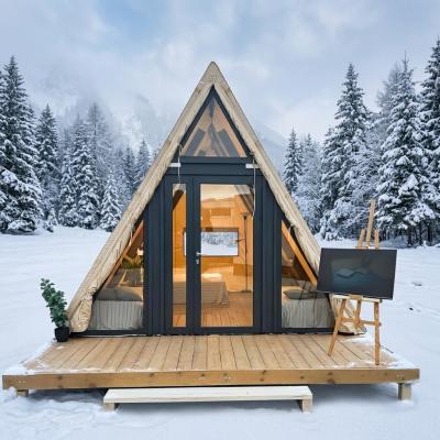 China Movable Steel Frame Triangle Perfab House, Custom Prefab Building Fits Glamping Resort & Boutique Hotel Development Projects for sale