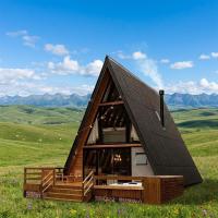 China Custom Triangular Steel Prefab House With European Outlook, Rapid Build Mobile Steel Structure for Hotel and Holiday Lodging for sale