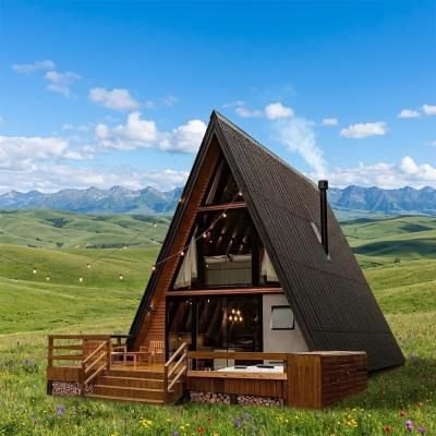 China Custom Triangular Steel Prefab House With European Outlook, Rapid Build Mobile Steel Structure for Hotel and Holiday Lodging for sale