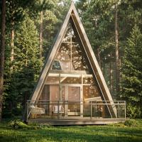 China Bestselling Triangular Cabin, Robust Steel Structure Mobile Prefab Unit Suitable for Campsite Stays and Vacation Accommodation for sale