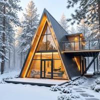 China Triangle Frame Steel Small Lodge, Rigorous Quality Verification, Climate Adaptive Build for Hotel Courtyard Housing for sale