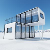 China New Design Professional Customized Modular Prefab House Hot Sale Luxury Space Capsule Apple Cabin Solar Powered Waterproof for sale