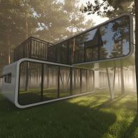 China Premium Customizable Solar-Powered Apple Tiny House, Eco-Friendly Waterproof Steel Structure Modern Mobile Prefabricated Unit for sale