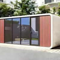 China Waterproof Apple Prefab Cabin Durable Steel Material for Office House Hotels Residential Purposes for Container Houses Villa for sale