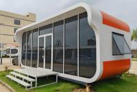 China Luxury Modern Apple Cabin Popular Prefabricated Family Mobile Camping House Apple Pod for sale