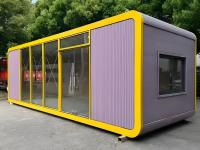 China Luxury Modern Apple Cabin Popular Prefabricated Family Mobile Camping House Apple Pod for sale