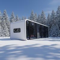 China Multi-functional 20/40 Foot Capsule Container House, Luxury Apple Cabin for Commercial Office and Tourist Accommodation for sale