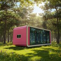 China Multi-functional 20/40 Foot Capsule Container House, Luxury Apple Cabin for Commercial Office and Tourist Accommodation for sale
