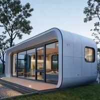 China Prefab Steel Structure Apple Pod Cabin Bedroom for Villa Use Made From Sandwich Panel for Resort or Office Container Houses for sale