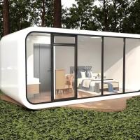 China Prefab Steel Structure Apple Pod Cabin Bedroom for Villa Use Made From Sandwich Panel for Resort or Office Container Houses for sale
