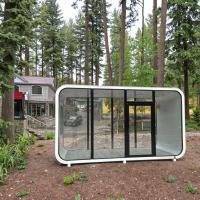 China Apple Mobile Homestay Ware Cabin Office & Outdoor Activities Board House in Scenic Area Made of Wooden & Steel Sandwich Panel for sale