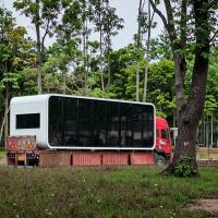 China Apple Mobile Homestay Ware Cabin Office & Outdoor Activities Board House in Scenic Area Made of Wooden & Steel Sandwich Panel for sale