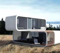 China Luxury Modern Apple Cabin Small Prefabricated Home Apple Cabin for Outdoor Living for sale