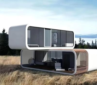 China Luxury Modern Apple Cabin Small Prefabricated Home Apple Cabin for Outdoor Living for sale