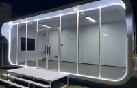 China Luxury Modern Apple Cabin Small Prefabricated Home Apple Cabin for Outdoor Living for sale