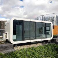 China Durable Eco-Friendly Prefab Tiny Cabin Flat-Pack Assembly Habitat Apple Container House   Tiny Home Prefabricated for sale