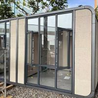 China Durable Eco-Friendly Prefab Tiny Cabin Flat-Pack Assembly Habitat Apple Container House   Tiny Home Prefabricated for sale