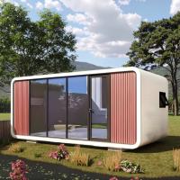 China Custom Personalized Reasonable Price Luxury Portable Modular Container House  Prefab Steel Villa  Tiny Home Smart apple Cabin for sale