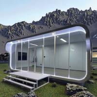 China Stylish Robust Steel Prefabricated Capsule Pod Warm Bedroom Cabin for Villa Hotel Room With Sandwich Panel for sale