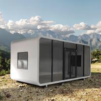 China Eco-Friendly Outdoor Mobile Home Apple Cabin Office Thick Plastic Scenic Area Wooden & Steel Sandwich Panel for Home Office for sale