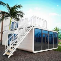 China Creative Portable Apple Cabin Modular Prefab Steel Villa for Outdoor Scenic Homestay Vacation Living Space for sale